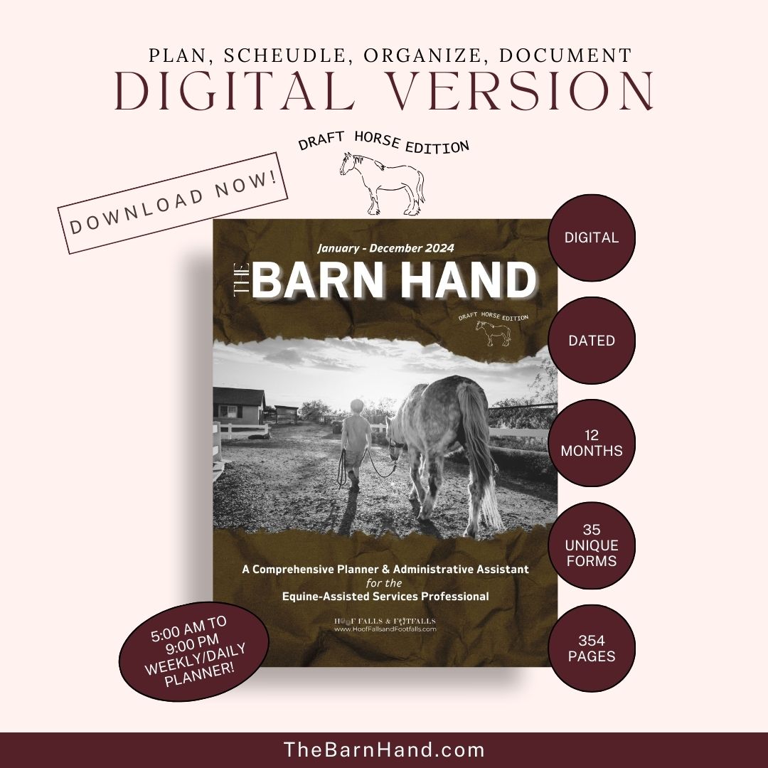 The Barn Hand- The ULTIMATE planner for adaptive riding instructors ...